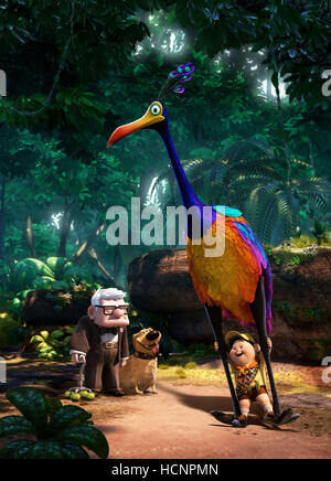 UP, from left: Dug, Carl (voice: Edward Asner), Russell, 2009. ©Walt ...