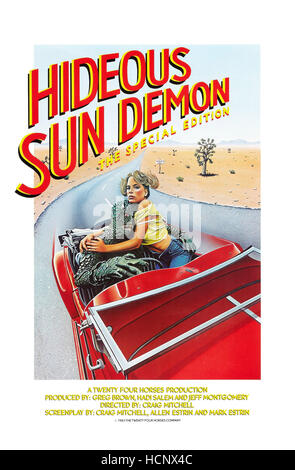 THE HIDEOUS SUN DEMON, US poster art, 1959 Stock Photo - Alamy