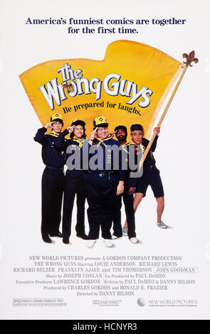 THE WRONG GUYS, Louie Anderson, Tim Thomerson, Richard Belzer, Franklyn ...