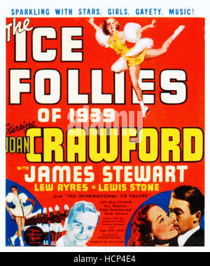 THE ICE FOLLIES OF 1939, James Stewart, Joan Crawford, 1939 Stock Photo - Alamy