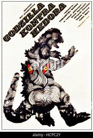 GODZILLA VS. THE SMOG MONSTER, (aka GOJIRA TAI HEDORA), US poster, 1971 ...