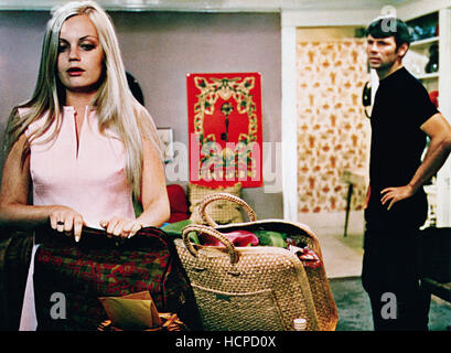 MODEL SHOP, from left, Alexandra Hay, Gary Lockwood, director Jacques ...