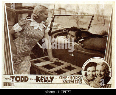 ONE-HORSE FARMERS, FROM LEFT: Thelma Todd, Patsy Kelly, 1934 Stock ...