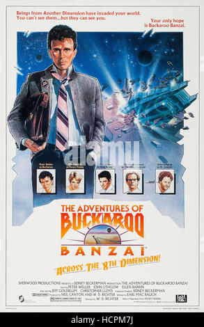 THE ADVENTURES OF BUCKAROO BANZAI, Jeff Goldblum, Ellen Barkin, 1984 ...