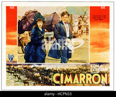 CIMARRON, from left: Richard Dix, Irene Dunne, 1931 Stock Photo - Alamy