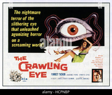THE CRAWLING EYE,(aka THE TROLLENBERG TERROR), Janet Munro, 1958 Stock ...