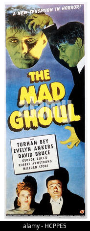 THE MAD GHOUL, from left, David Bruce, George Zucco, 1943 Stock Photo ...