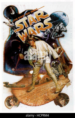 STAR WARS, (aka STAR WARS: EPISODE IV - A NEW HOPE), Alec Guinness, Mark Hamill, 1977 Stock ...