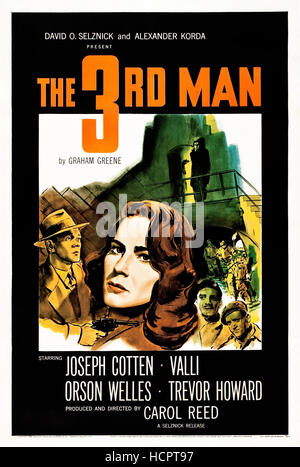 THE THIRD MAN, from left: Alida Valli, Joseph Cotten, 1949 Stock Photo ...
