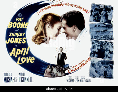 APRIL LOVE, Shirley Jones, Pat Boone, Dolores Michaels, 1957, TM and ...