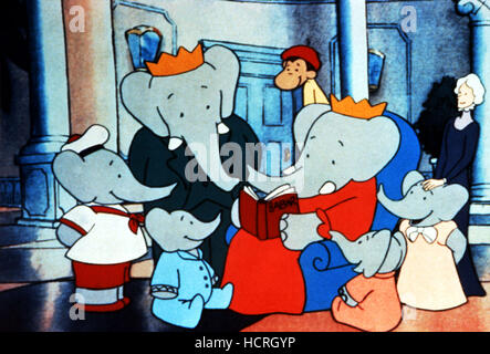 BABAR: THE MOVIE, Animation, 1989 Stock Photo - Alamy