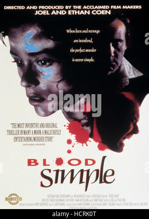 BLOOD SIMPLE, poster art, 1984, ©Circle Films/courtesy Everett ...