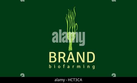 Farm fresh vector logo. Bio production emblem. Organic agriculture ...
