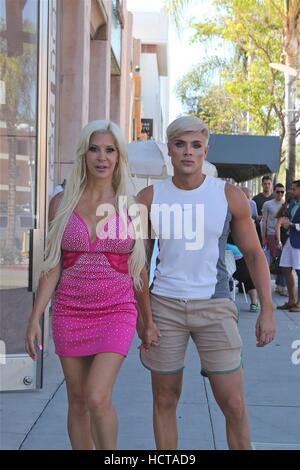 Angelique 'Frenchy' Morgan out and about with Mauricio Galdi, Brazil's ...