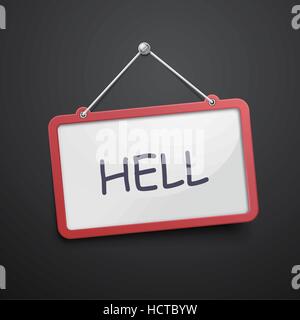 GOD hanging sign isolated on black wall Stock Vector Image & Art - Alamy