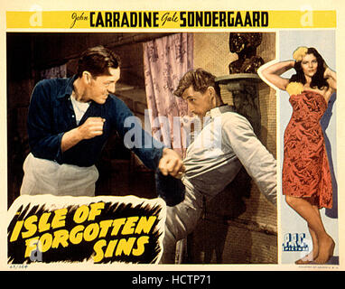 ISLE OF FORGOTTEN SINS, Frank Fenton, Sidney Toler, Veda Ann Borg, Gale ...