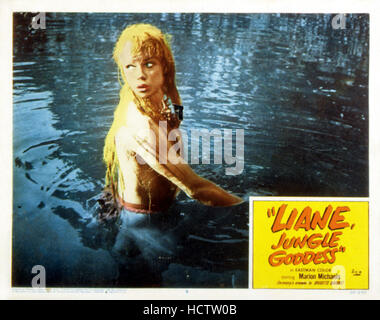 LIANE, JUNGLE GODDESS, Marion Michael, 1956, US release: 1958 Stock ...