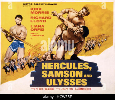 HERCULES, SAMSON AND ULYSSES, Kirk Morris, 1963 Stock Photo - Alamy