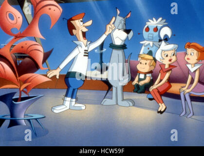 THE JETSONS, Rosie, Judy Jetson, Astro (dog), George Jetson, Jane ...