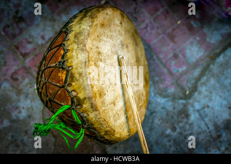 An ancient musical instrument called Nagara used in India during ...