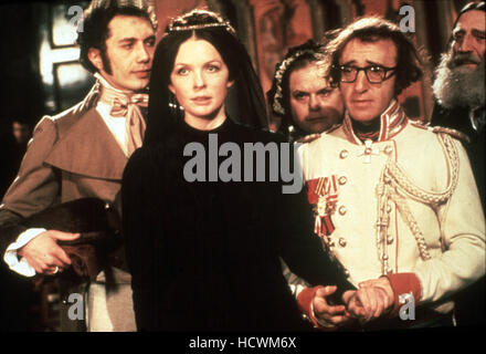 LOVE AND DEATH, Despo Diamantidou, Woody Allen, Zvee Scooler, 1975 ...