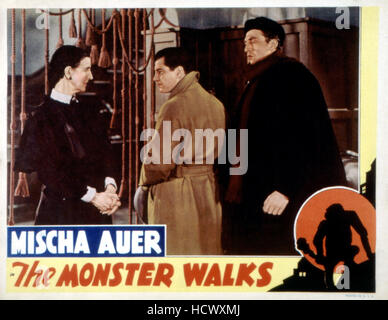 THE MONSTER WALKS, Martha Mattox, Mischa Auer, 1932 Stock Photo - Alamy