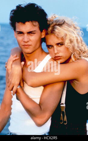 PRIVATE RESORT, Emily Longstreth, Johnny Depp, 1985 Stock Photo - Alamy