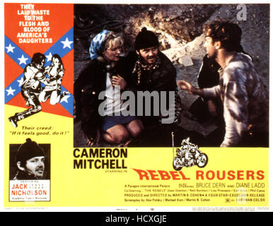 REBEL ROUSERS, Jack Nicholson, Diane Ladd, 1970 Stock Photo - Alamy