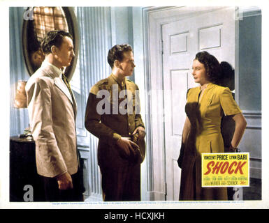 SHOCK, Lynn Bari, Vincent Price, Frank Latimore, Anabel Shaw, 1946, TM ...