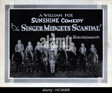 THE SINGER MIDGET'S SCANDAL, 1921, TM & Copyright ©20th Century Fox ...