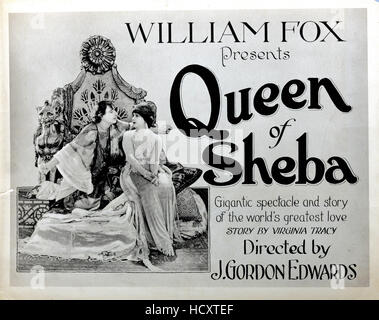 THE QUEEN OF SHEBA, Betty Blythe, 1921 Stock Photo - Alamy