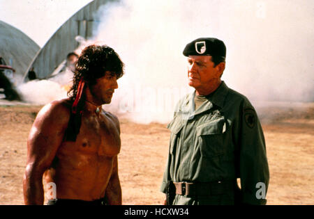 FIRST BLOOD, Sylvester Stallone, Richard Crenna, 1982, (c) Orion ...