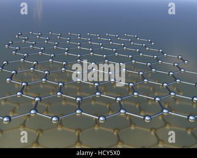 graphene, photo-realistic computer graphic Stock Photo - Alamy