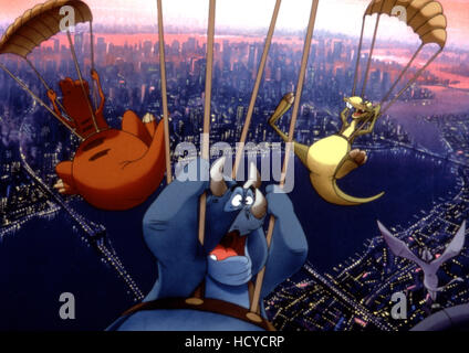 WE'RE BACK! A DINOSAUR'S STORY, Dweeb, Rex, Woog, Elsa, 1993, (c)MCA ...