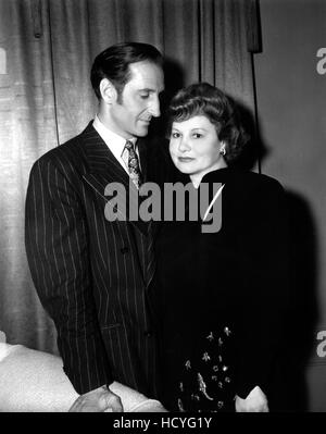 BASIL RATHBONE, and his wife Ouida Bergere, at their wedding in NYC ...