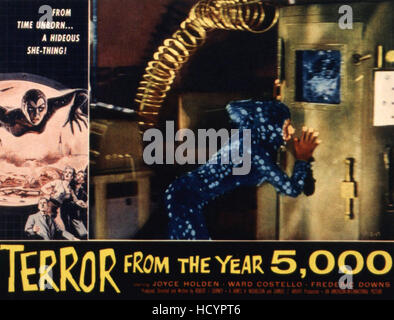 TERROR FROM THE YEAR 5000 poster for 1958 AIP film Stock Photo - Alamy