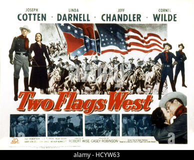 TWO FLAGS WEST, Joseph Cotten, Linda Darnell, 1950, (c) 20th Century ...