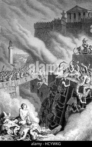 The Third Punic War, 149 BC -146 BC, destruction of Carthage, the ...