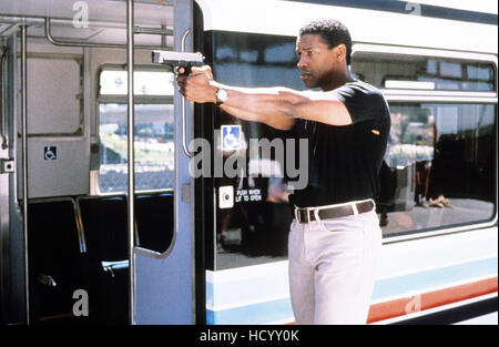 VIRTUOSITY, Denzel Washington, 1995, (c) Paramount/courtesy Everett ...