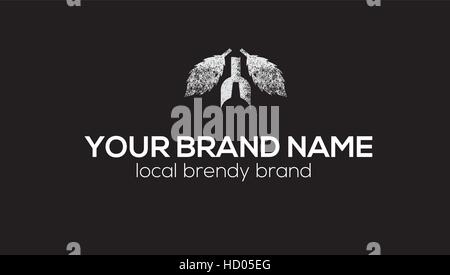 Wine world vector logo template. Winery brand identity Stock Vector ...