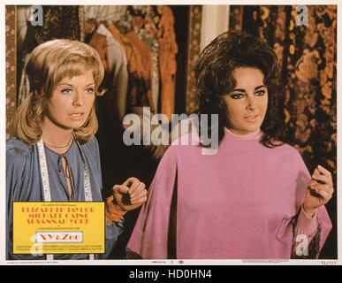 X, Y AND ZEE, (aka ZEE & CO.), US lobbycard, from left: Elizabeth ...