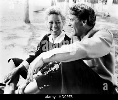 Burt Lancaster (right) and wife Norma Anderson arriving in New York ...
