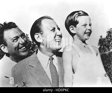 From left: Rosalind Russell with her son, Lance Brisson, ca. early ...