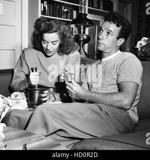 From left: Margot Yoder at home with husband, Dane Clark, during target ...