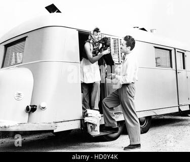 Gypsy Rose Lee, her husband, Robert Mizzy, and her mother, Rose Hovick ...