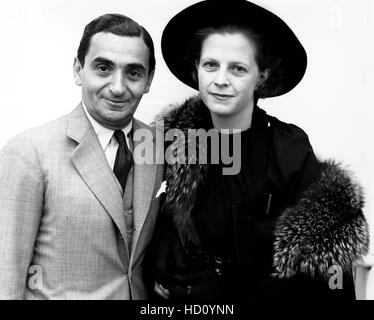 From left, Irving and Ellin Berlin, arriving in New York on the S.S ...