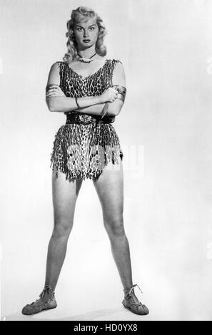 SHEENA: QUEEN OF THE JUNGLE, Irish McCalla, 1955-1956 Stock Photo - Alamy