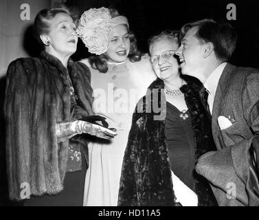 Mickey Rooney and his mother Nell Pankey at the Cocoanut Grove, 1940 ...
