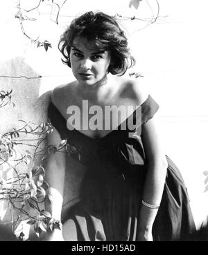 Italian actress Eleonora Rossi Drago in the movie The Seven Great Bear ...