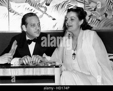 From left, Melvyn Douglas, and his wife, Helen Gahagan Douglas, with ...